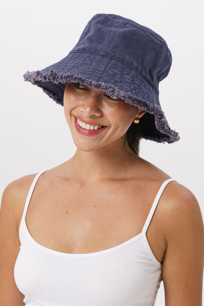 Sunday Bucket Hat Navy – By The Sea Bali