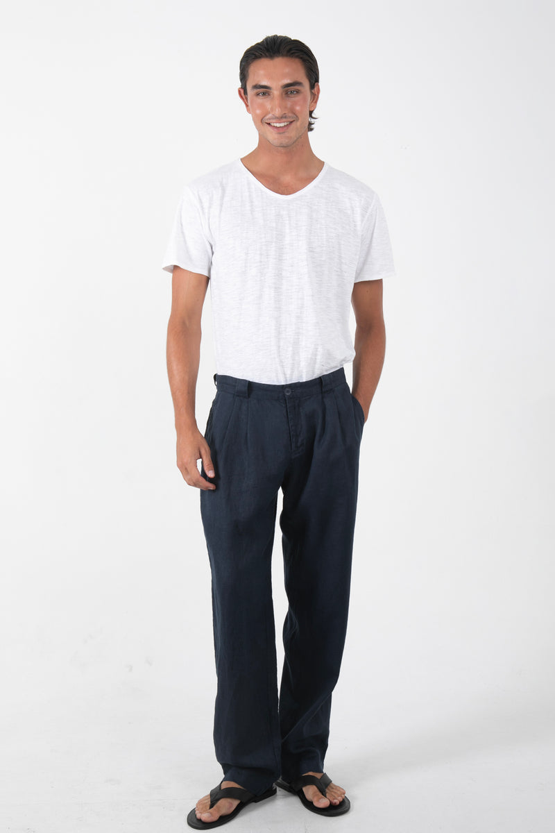 Java Linen Pants Grey - By The Sea Bali